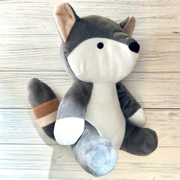 Lamb & Ivy | Toys | Lamb Ivy Bedtime Originals Grey Wolf Plush Stuffed ...